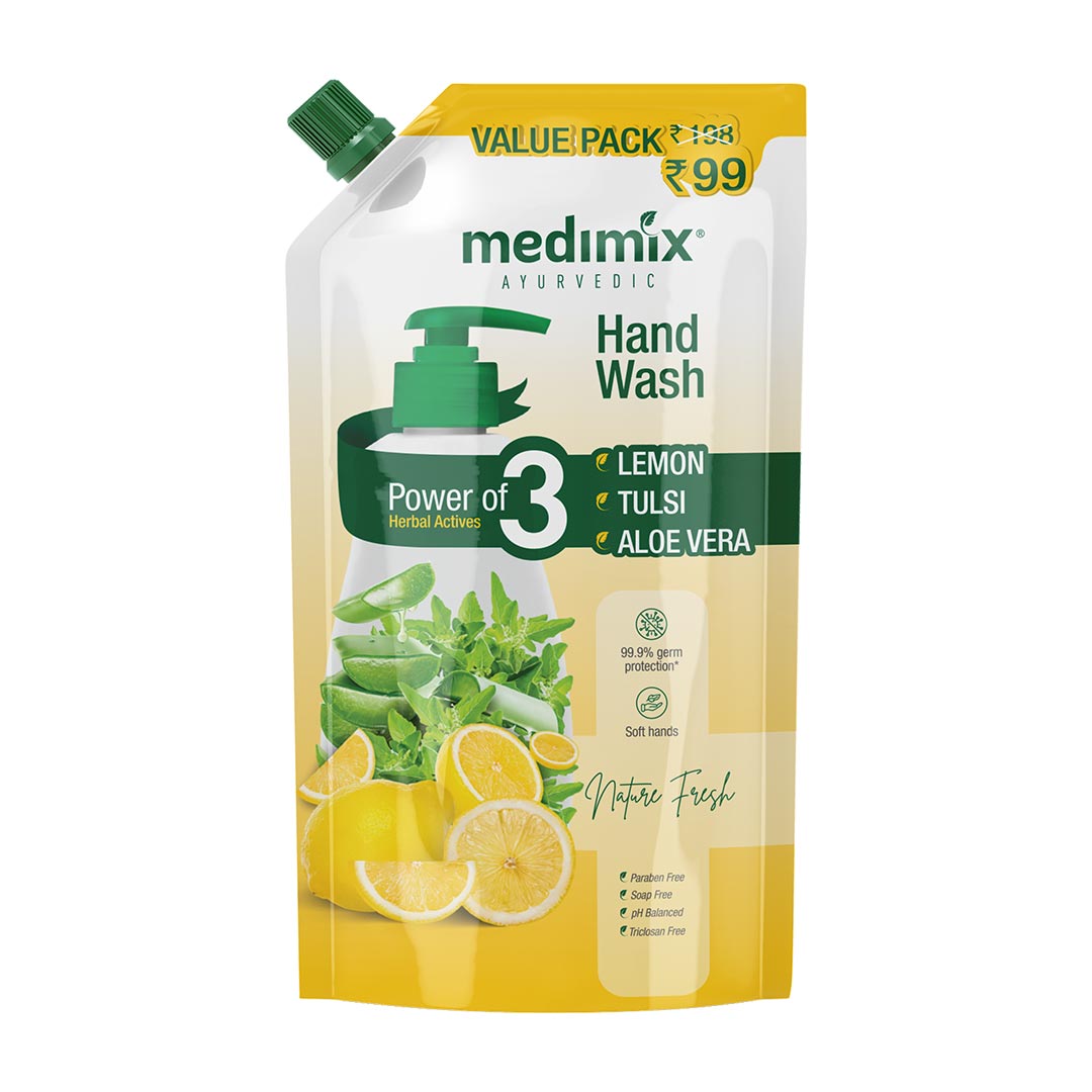 Buy Medimix Fresh Handwash Powered With Lemon, Tulsi & Aloevera Online