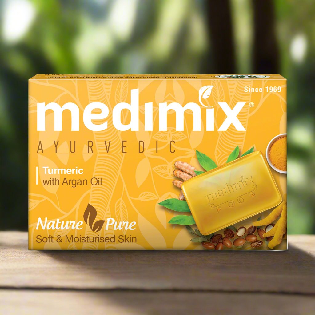Buy Medimix Ayurvedic Turmeric Soap Online | Argan Oil | Herbal Soap